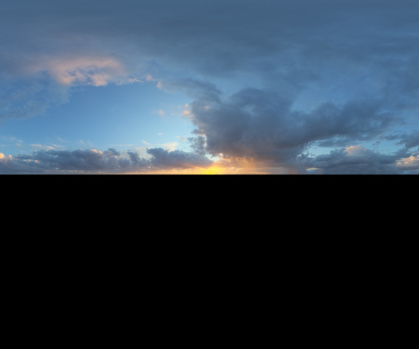 ArtStation - HDRi Sunset Sky 018 | Resources
