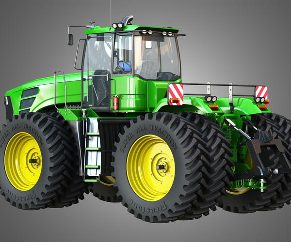ArtStation - 9230 Articulated Tractor 3D model | Resources