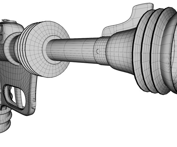 ArtStation - 3D Buck Rogers Disintegrator Pistol | Resources