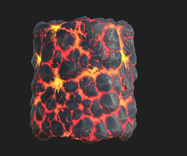 ArtStation - Stylized Lava materials | Game Assets