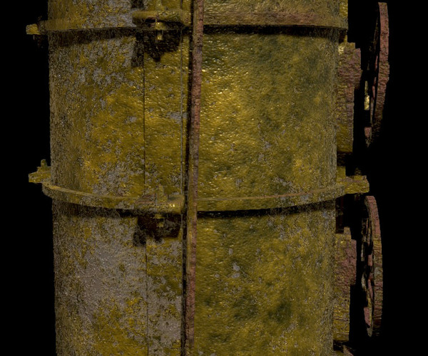 ArtStation - Steam Machine - PBR - Dirty Textured | Game Assets