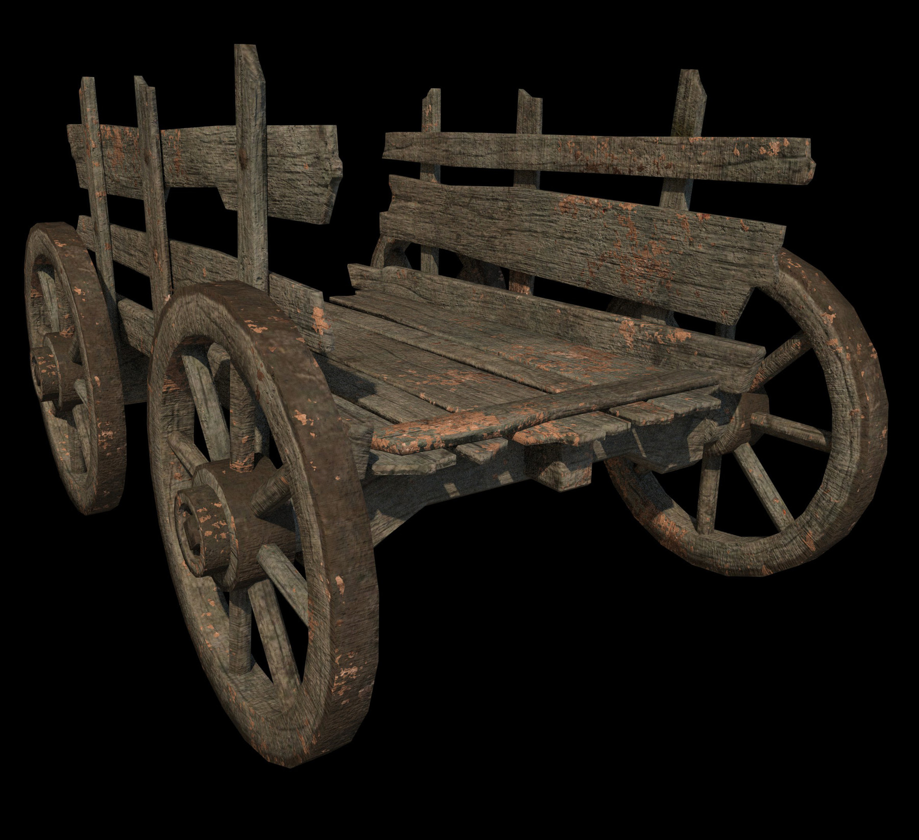 ArtStation - Wheel Cart - PBR - Textured | Resources