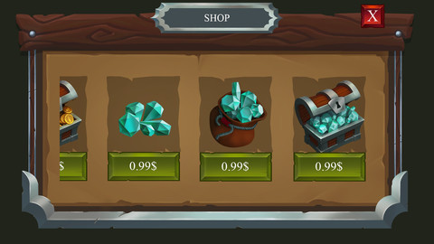 ArtStation - Game RPG shop interface | Game Assets