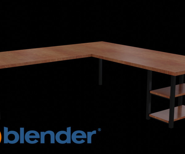 ArtStation - L Shaped Desk | Resources