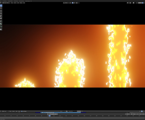ArtStation - Blender Anime Fire Pack 4K | Game Assets