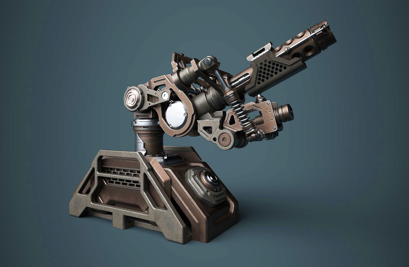 ArtStation - Sci-fi Cannon | Game Assets