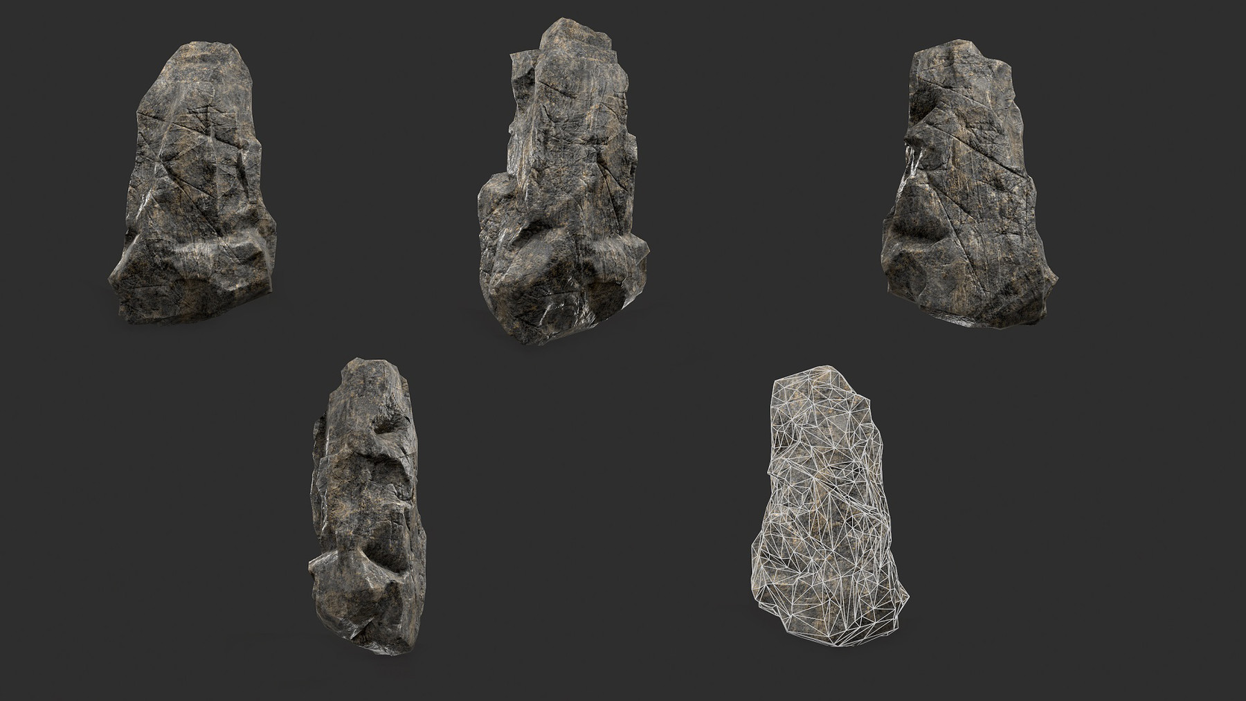 ArtStation - Rock Collection 002 | Game Assets