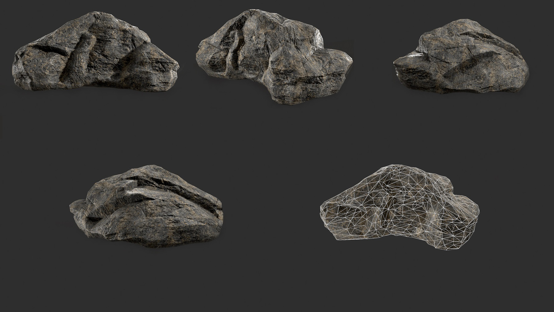 ArtStation - Rock Collection 002 | Game Assets