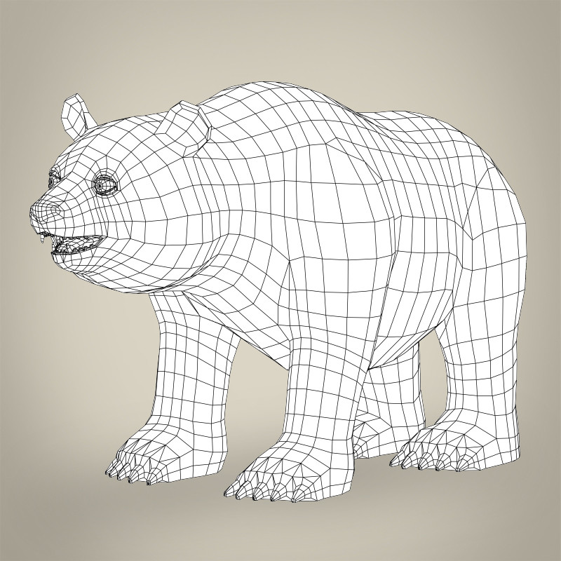 ArtStation - Low Poly Giant Panda 3D Model | Game Assets