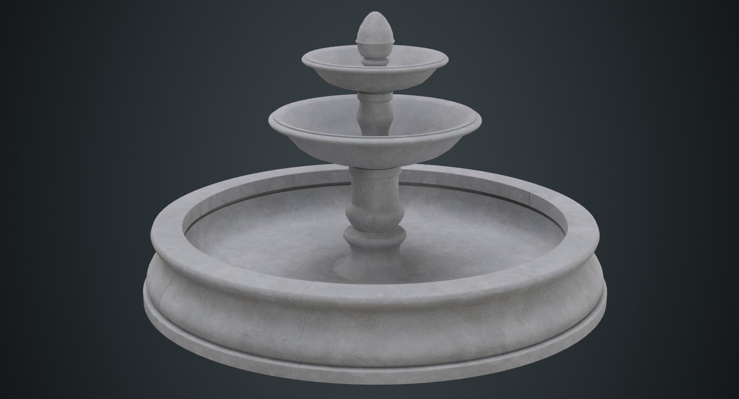 ArtStation - Fountain 1A | Game Assets