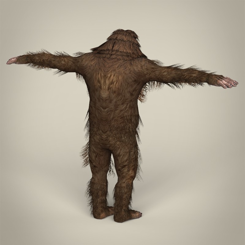 Khushbu Patel - Low Poly Sasquatch 3D Model