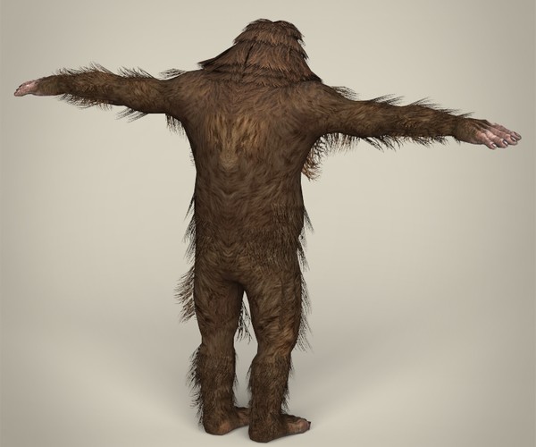 ArtStation - Low Poly Sasquatch 3D Model | Game Assets