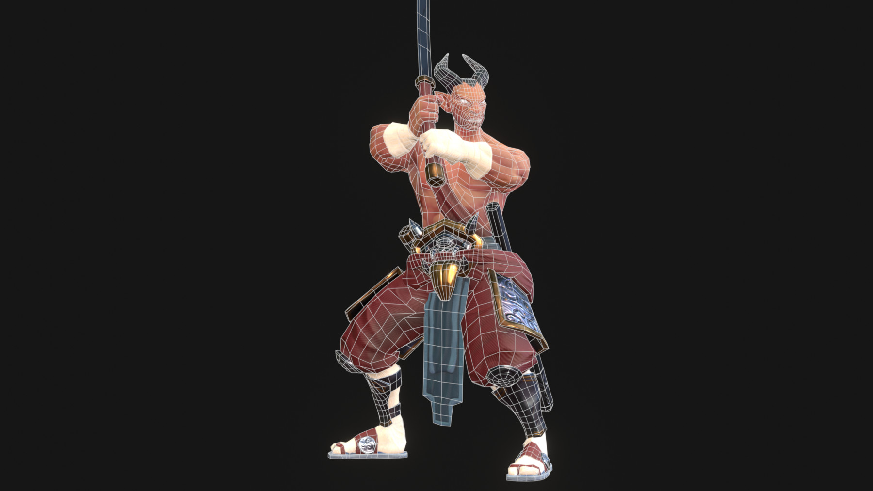 ArtStation - Samurai Low Poly | Game Assets