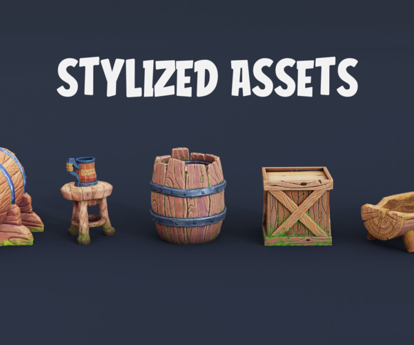 ArtStation - Stylized Assets 6 Pack | Game Assets