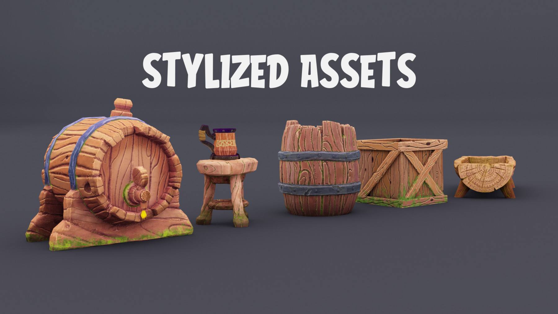 ArtStation - Stylized Assets 6 Pack | Game Assets