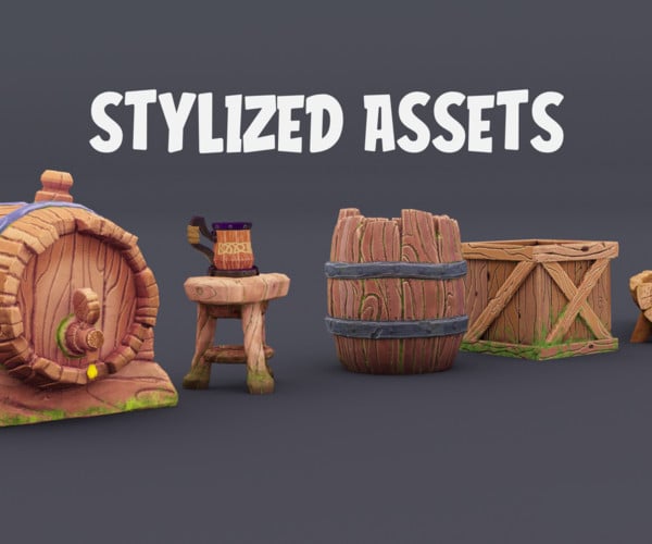 ArtStation - Stylized Assets 6 Pack | Game Assets