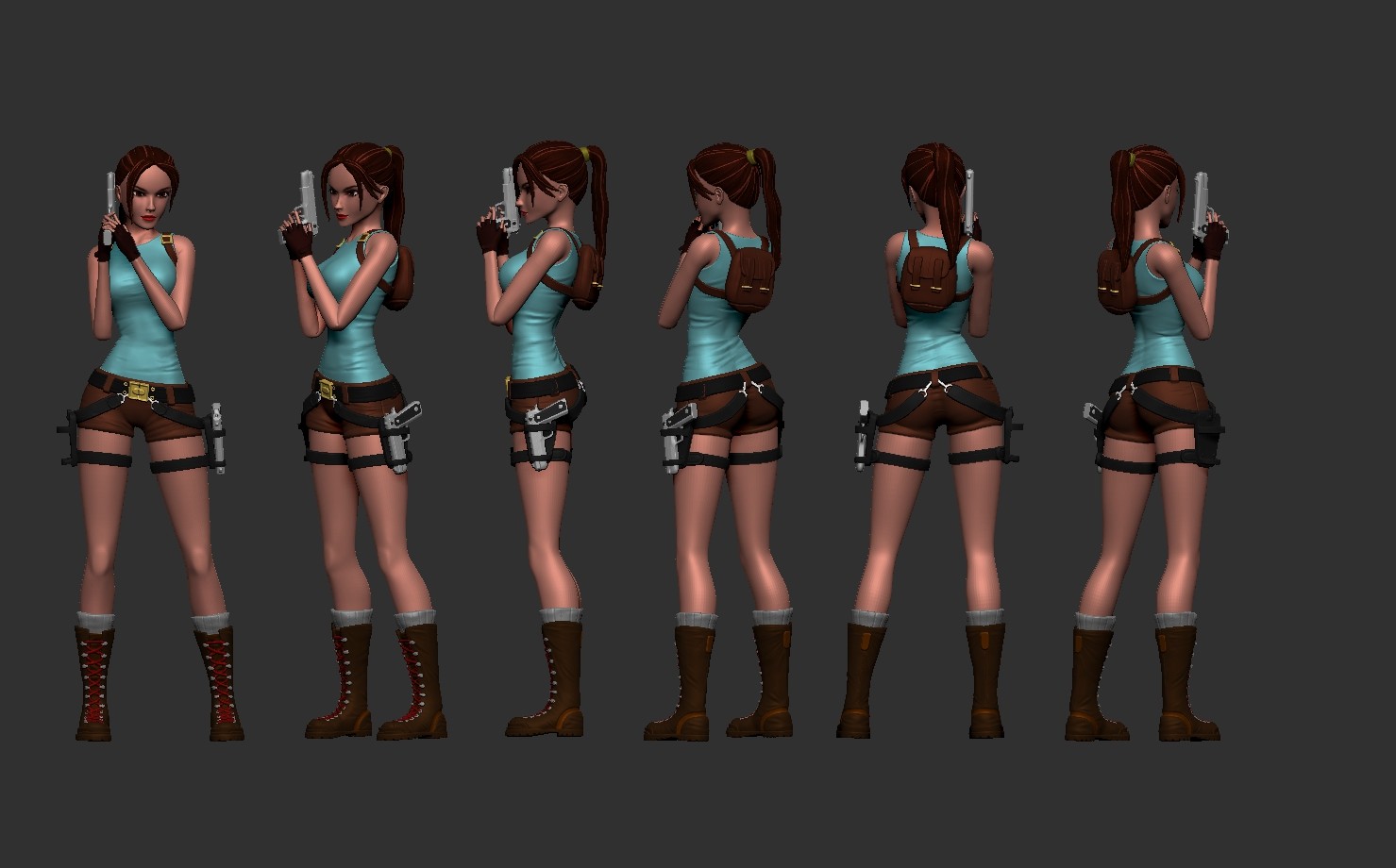 ArtStation - Lara Croft Tomb Raider 3D print ready | Resources