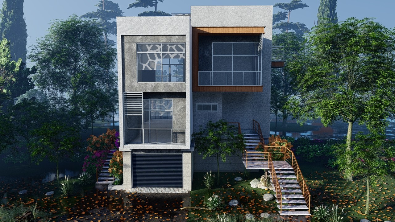 ArtStation - Exterior villa | Game Assets