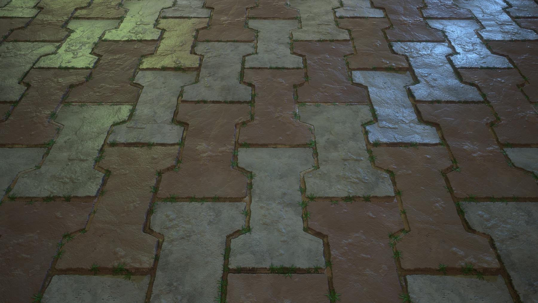 ArtStation - PBR Materials | Floor tile pack | Game Assets