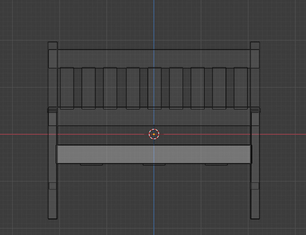ArtStation - Terrace Wooden Bench | Game Assets