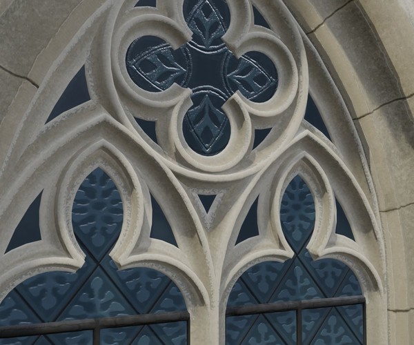 ArtStation - Gothic Window | Resources