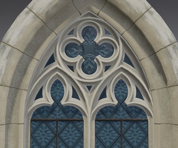 ArtStation - Gothic Window | Resources