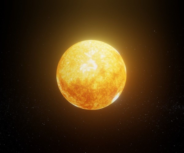 ArtStation - Photorealistic Sun 8k Textures 3D Model | Game Assets