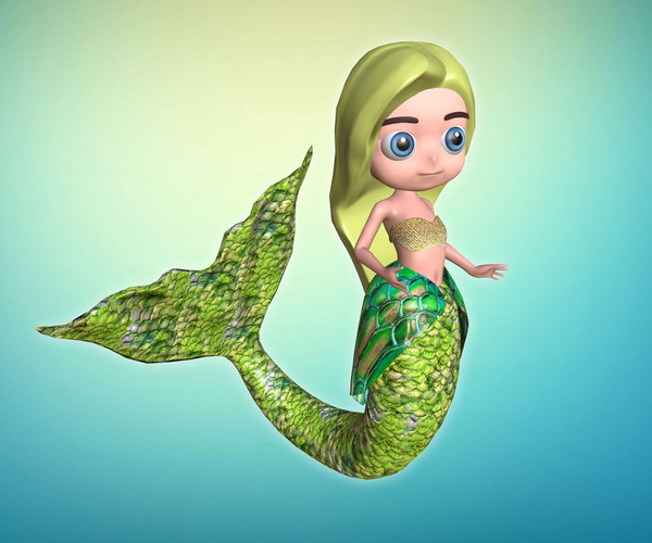 ArtStation - Sweet mermaid Pack | Game Assets