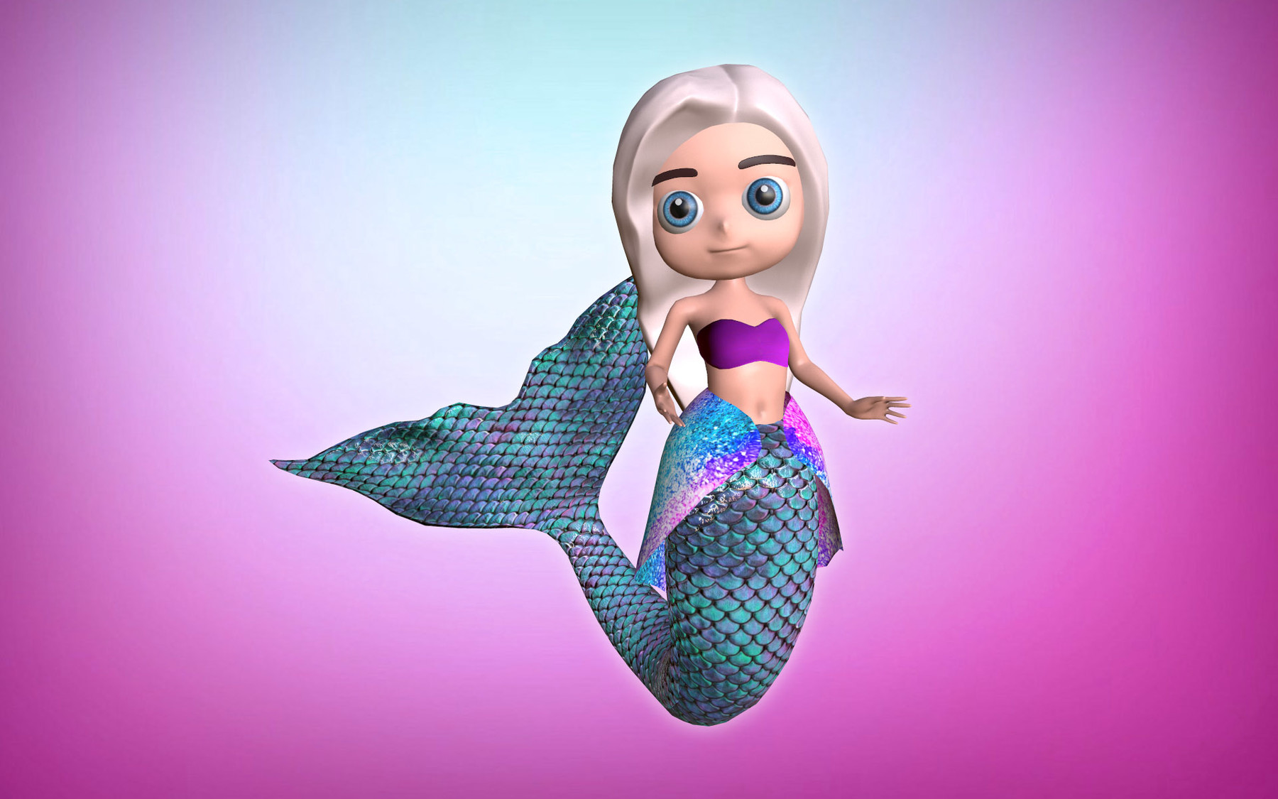 ArtStation - Sweet mermaid Pack | Game Assets