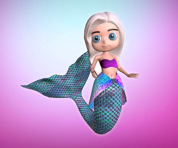 ArtStation - Sweet mermaid Pack | Game Assets