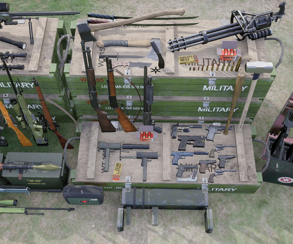ArtStation - Weapons Pack Pro | Game Assets