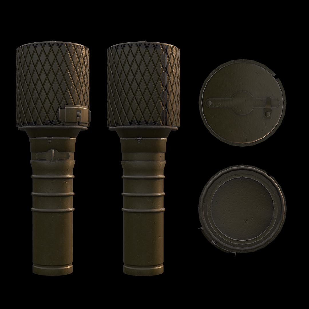 ArtStation - RGD-33 (WW2 USSR Hand Grenade) | Game Assets