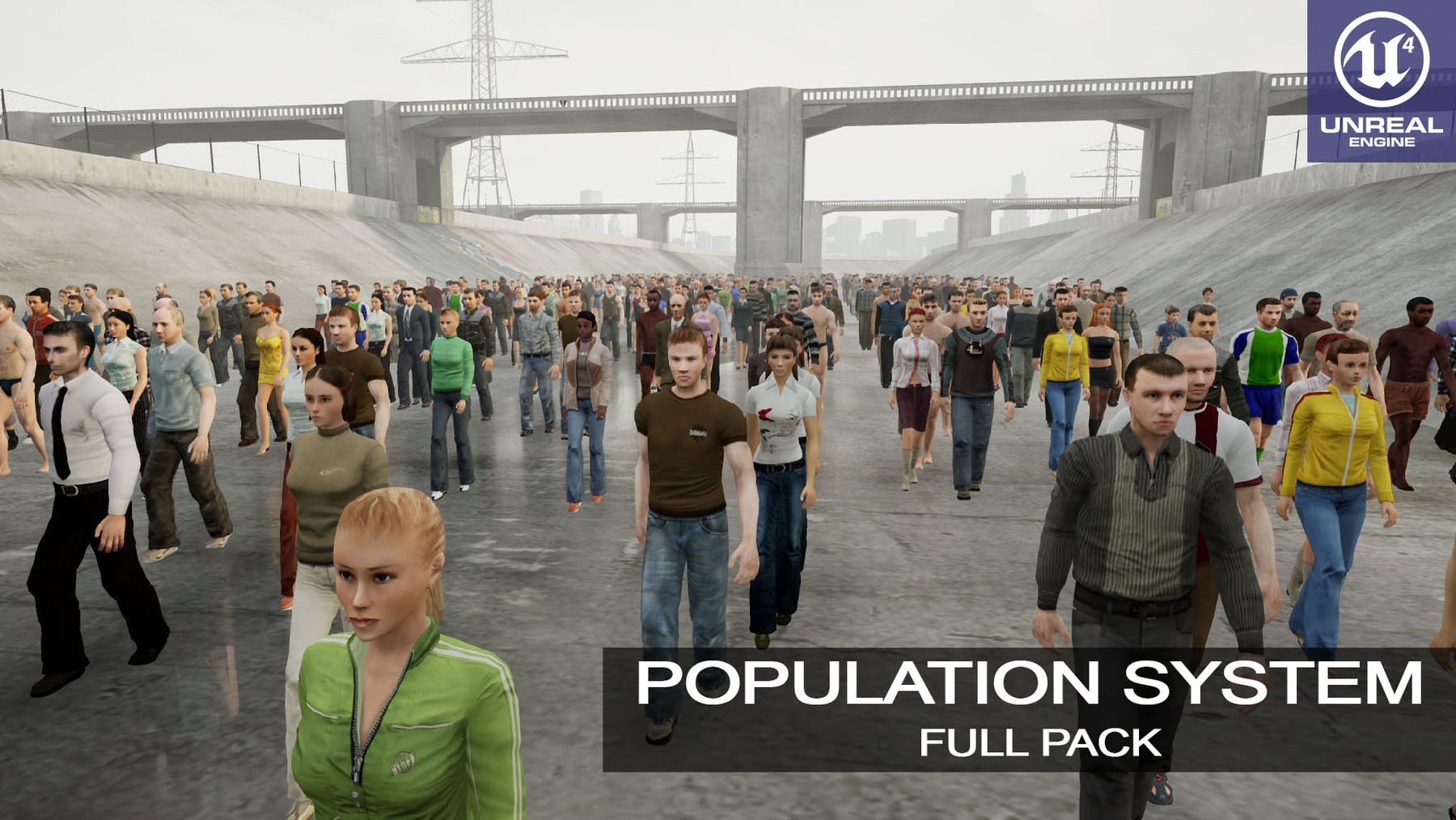 ArtStation - Population System Full Pack | Game Assets