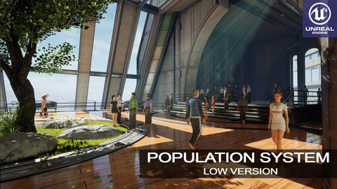 ArtStation - Population System Low Vers | Game Assets