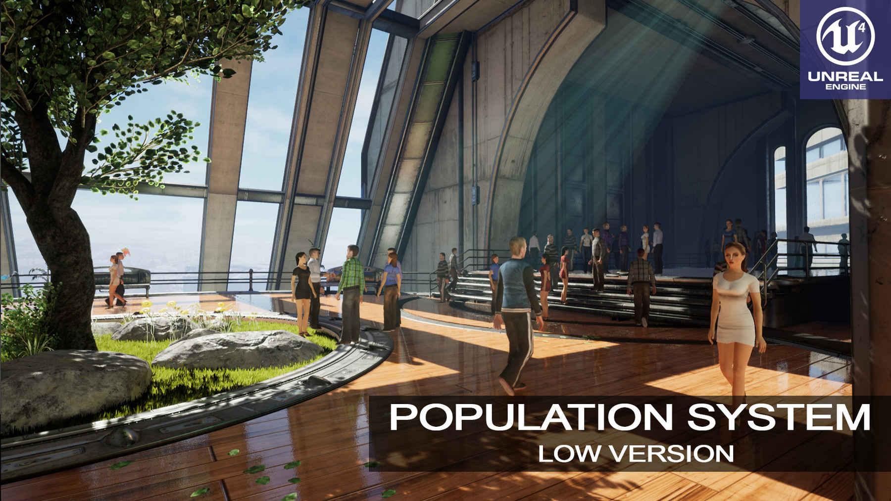 ArtStation - Population System Low Vers | Game Assets