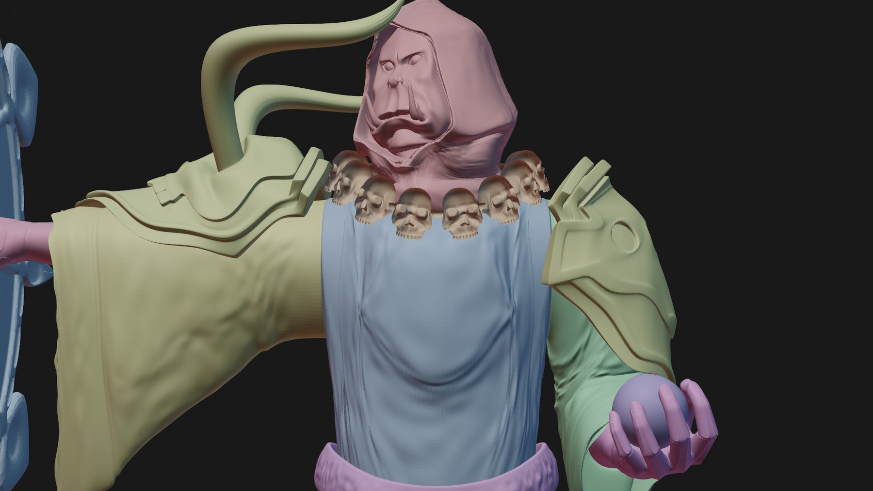 ArtStation - Fan Concept 3d sculpting/print: Tusk-shadow (Solo Leveling ...