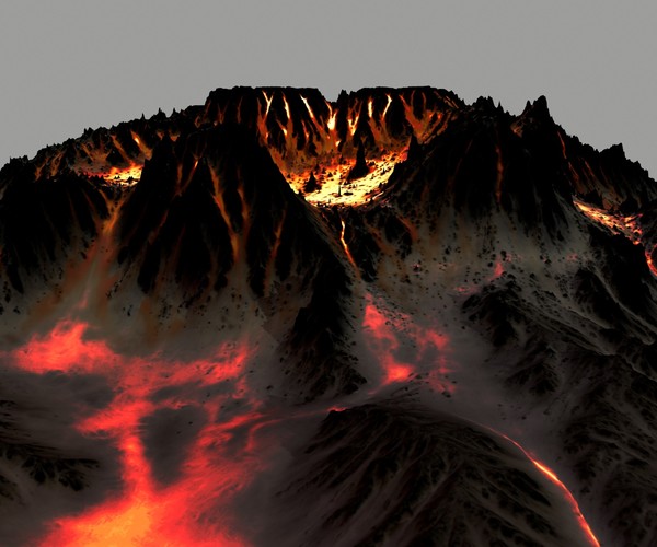 ArtStation - volcano | Game Assets