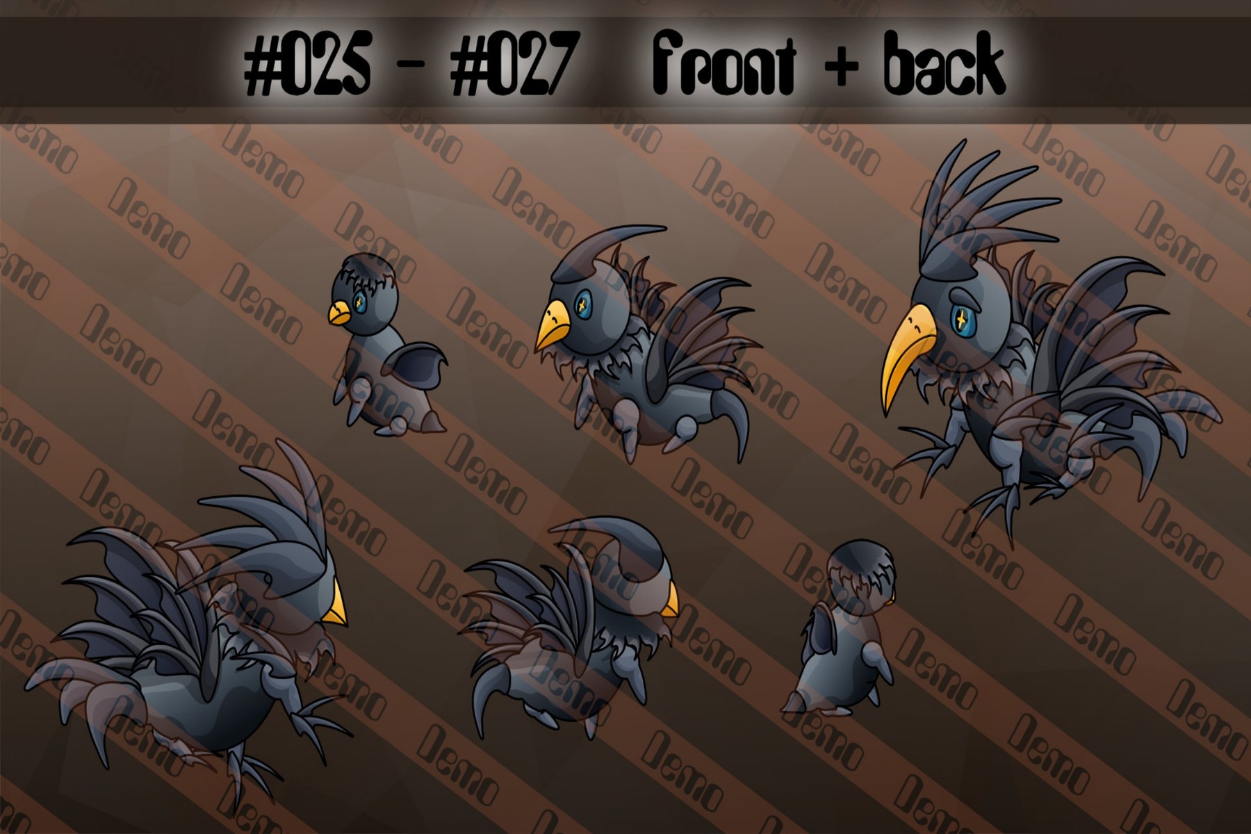 ArtStation - Evolution Monsters #001 - #100 Pack | Game Assets