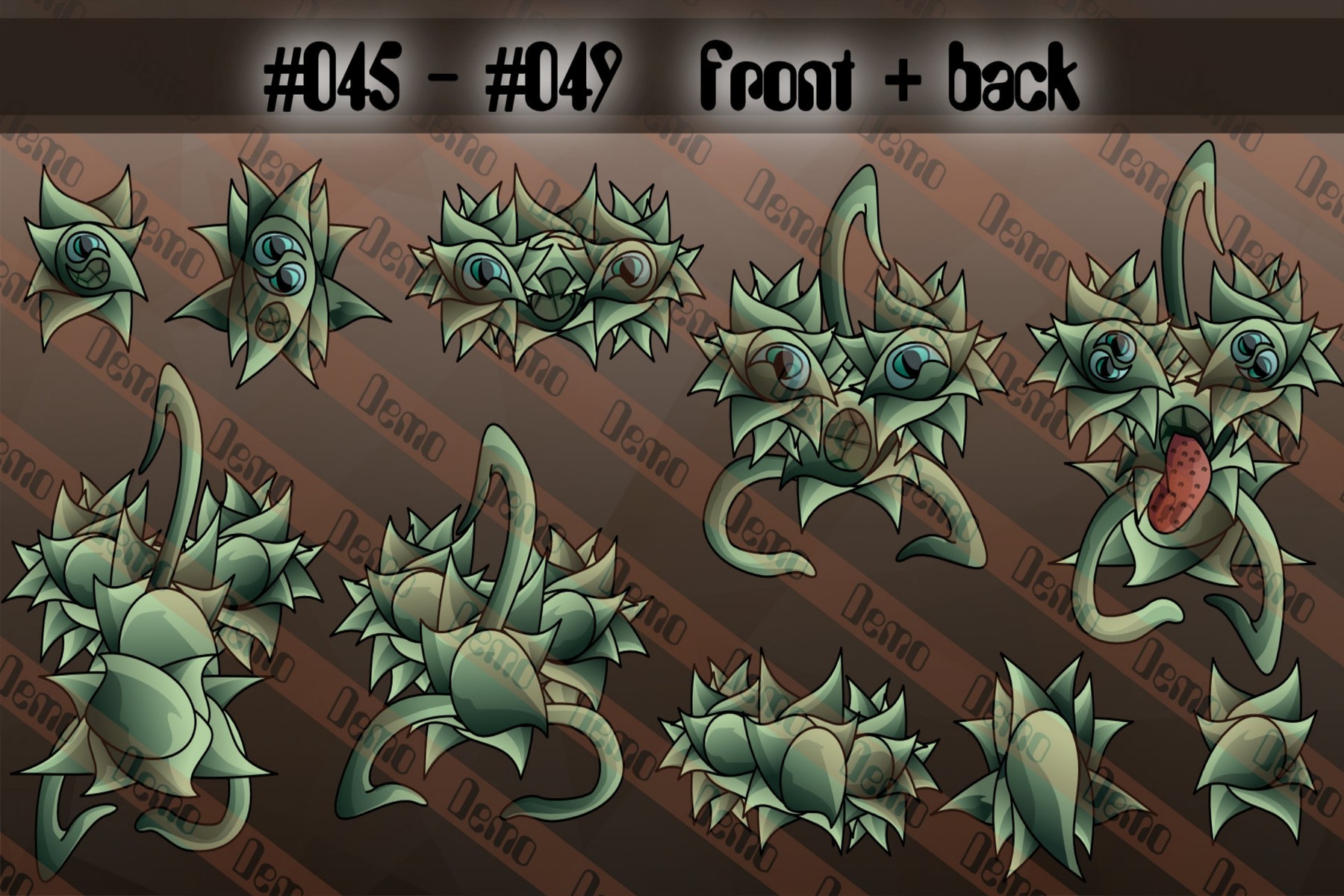 ArtStation - Evolution Monsters #001 - #100 Pack | Game Assets