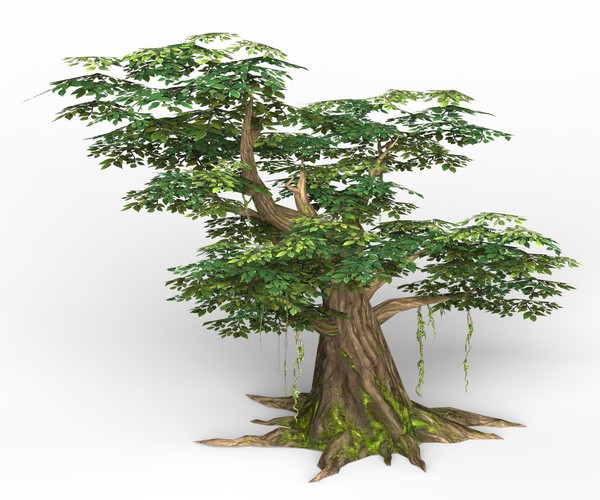 ArtStation - Game Ready Fantasy Tree 10 | Resources
