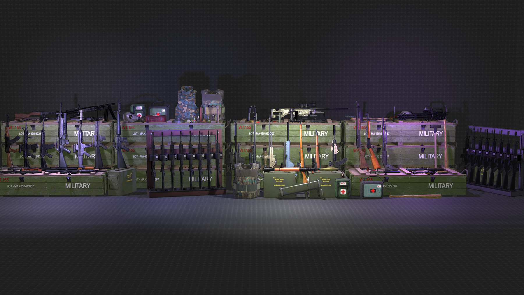 ArtStation - Weapons Pack PRO | Game Assets