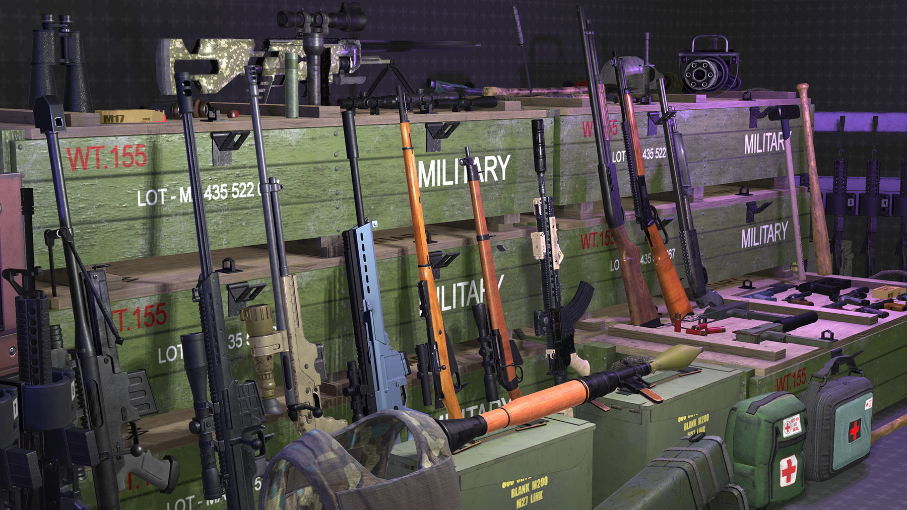 ArtStation - Weapons Pack PRO | Game Assets