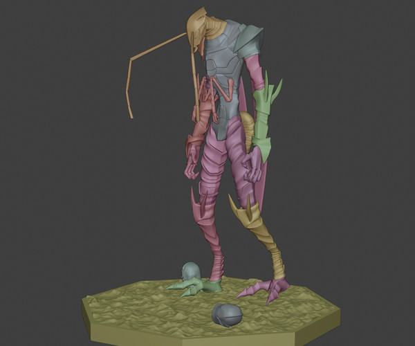 ArtStation - Concept Action Figure 3d Model for 3d print: Beru-Shadow ...