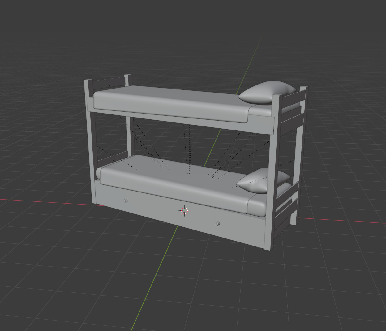 ArtStation - Bunk Bed Wooden | Resources