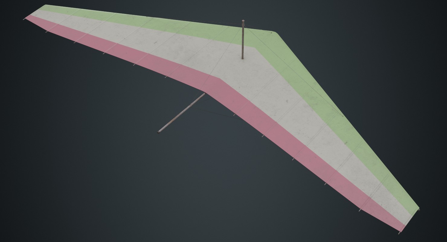 ArtStation - Hang Glider 1B | Game Assets