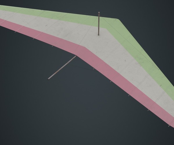 ArtStation - Hang Glider 1B | Game Assets