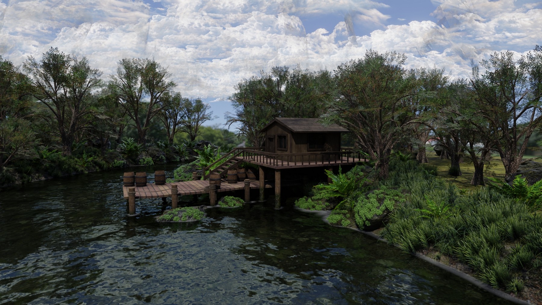 ArtStation - River Scene | Game Assets