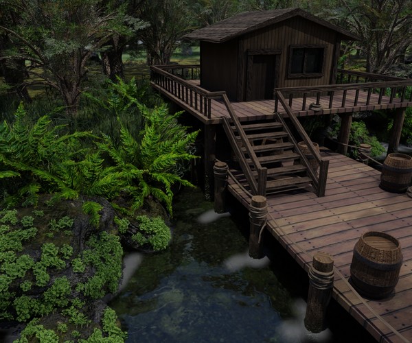 ArtStation - River Scene | Game Assets