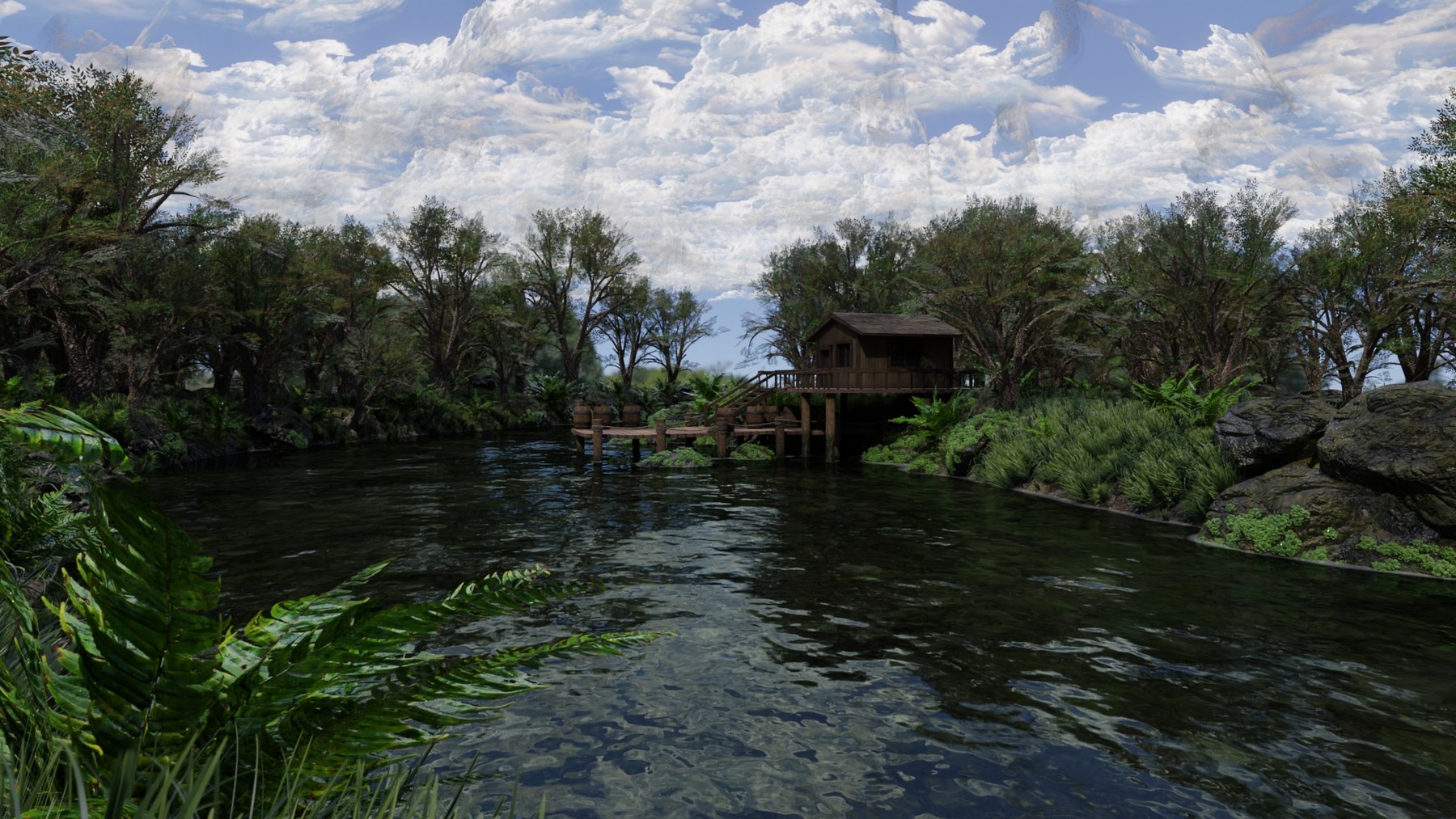 ArtStation - River Scene | Game Assets