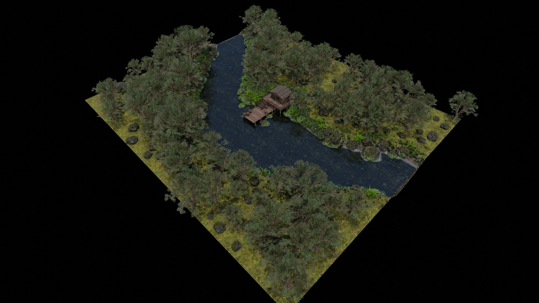 ArtStation - River Scene | Game Assets